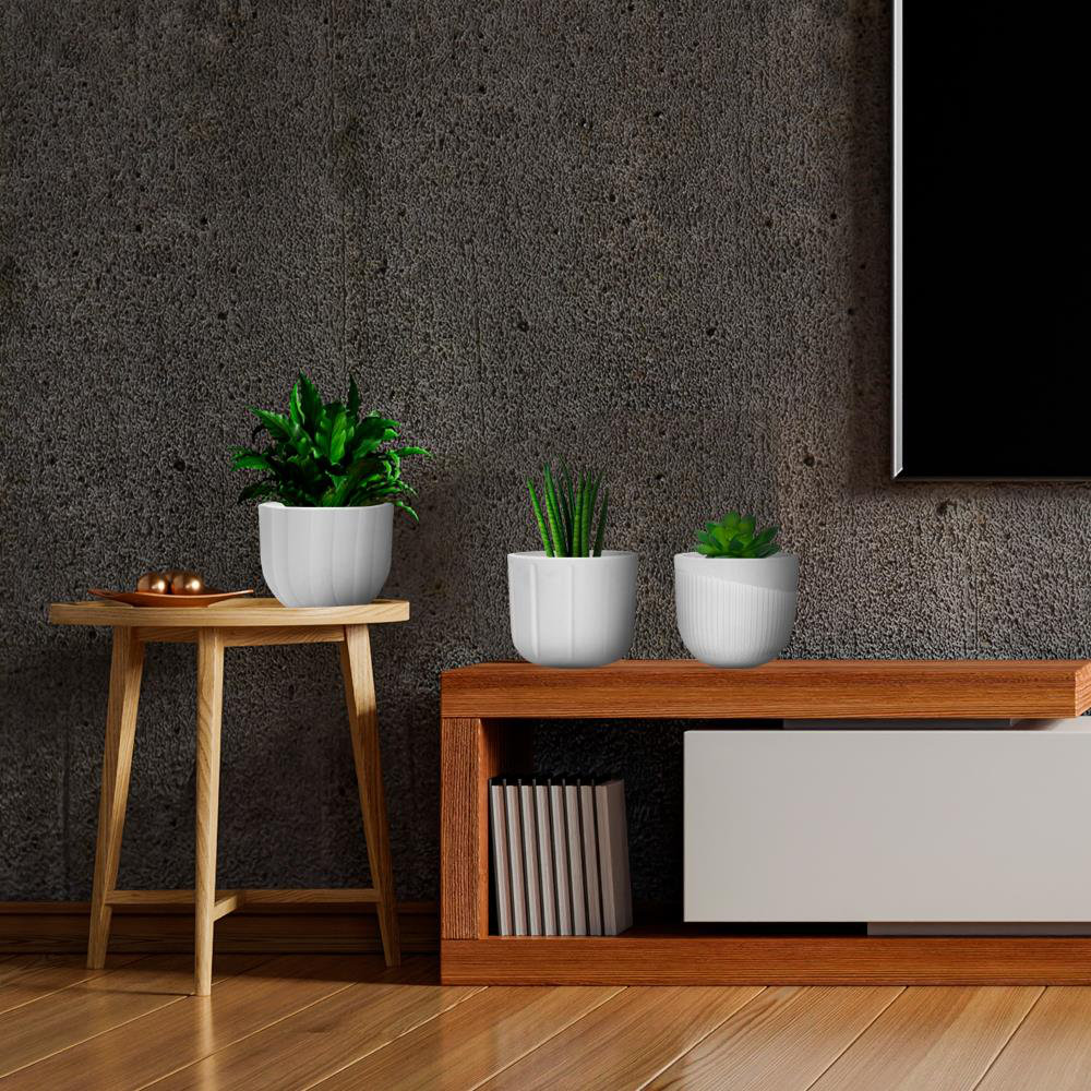 Floridis 3-Piece Resin Cachepot Set | Wayfair