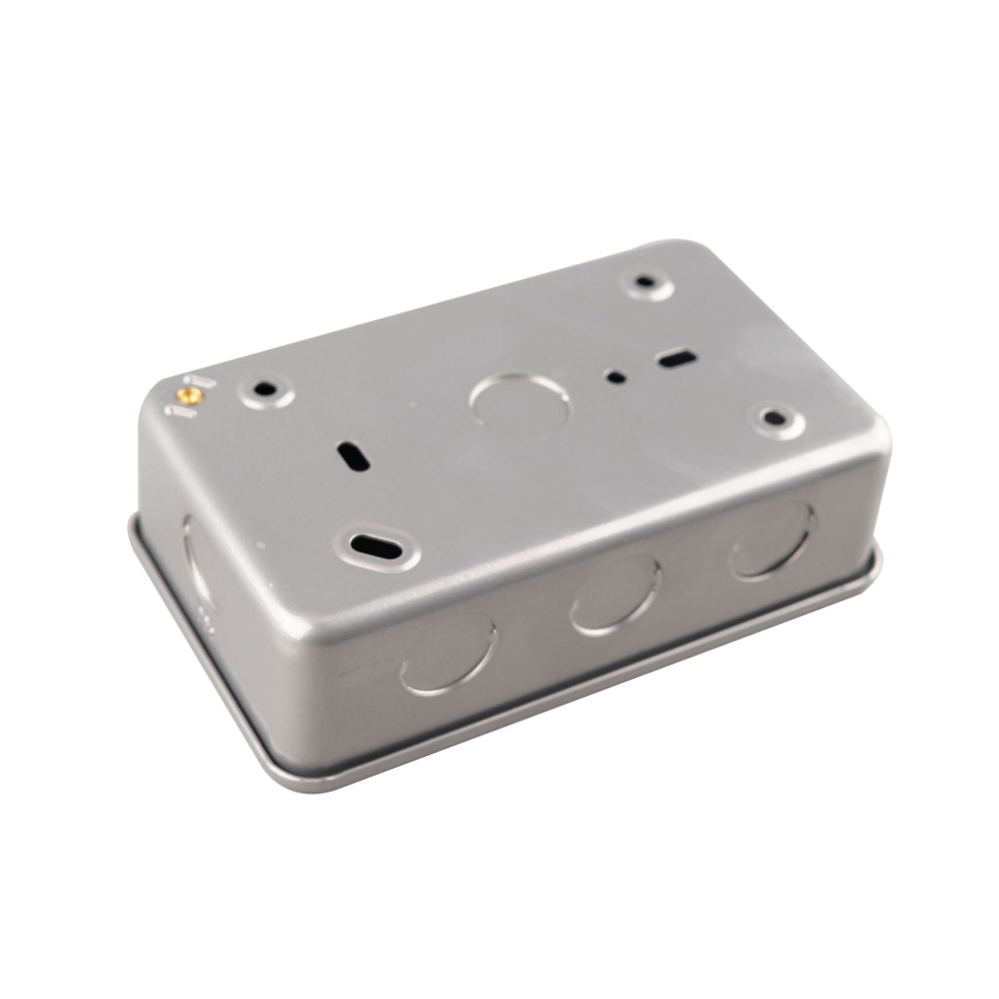 Symple Stuff Alif Metal Clad Twin Switch Wall Mounted Socket | Wayfair ...