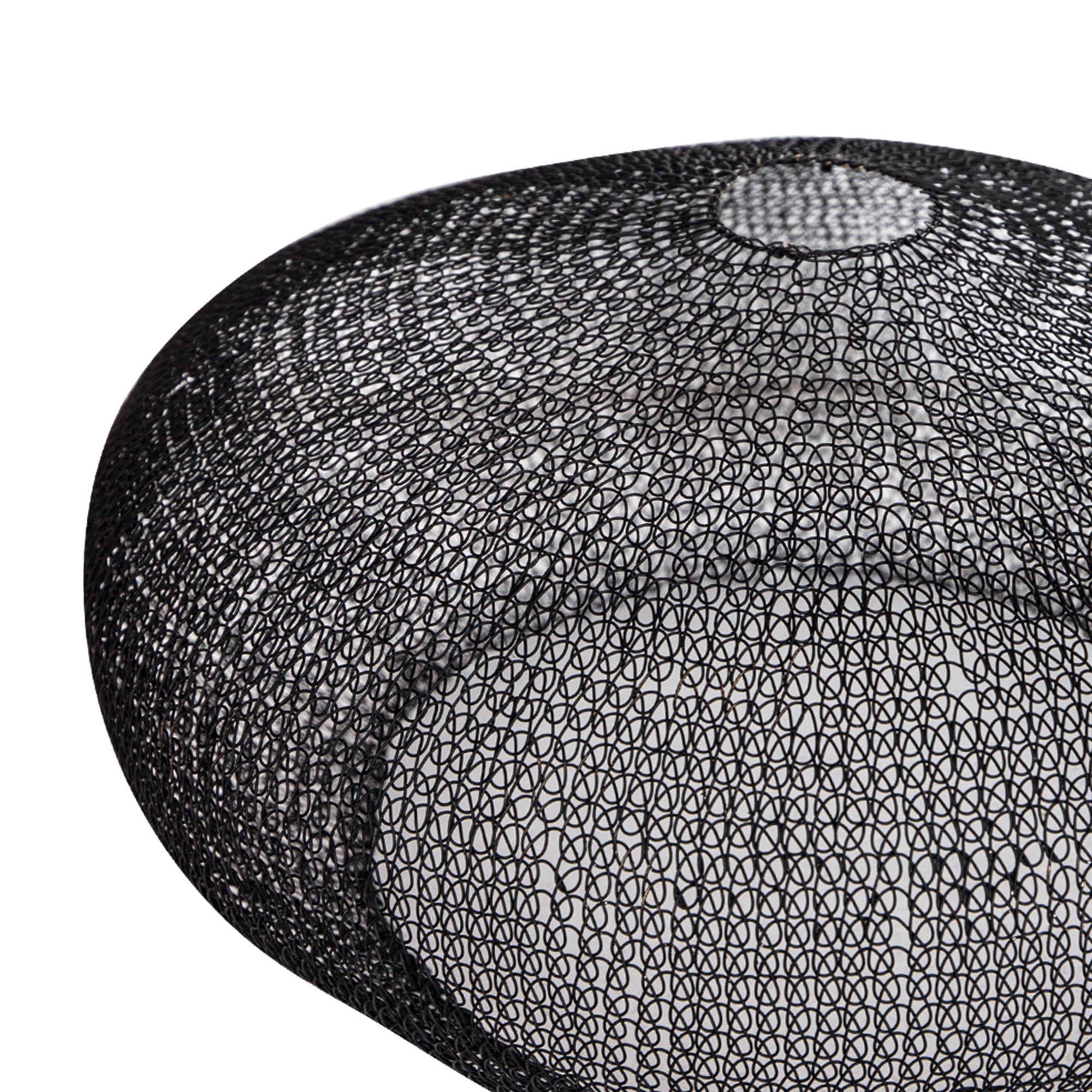 Mercer41 30Cm H Bamboo/Rattan Drum Lamp Shade ( Spider ) in Black ...