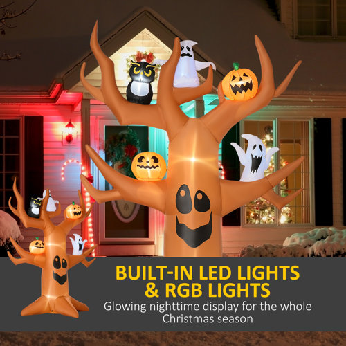 The Holiday Aisle® Halloween Haunted Tree Inflatable & Reviews | Wayfair