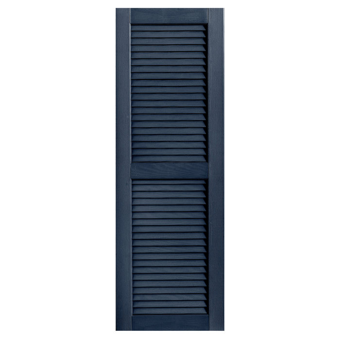 Alpha Shutters Straight Top Open Louver Shutters Pair & Reviews | Wayfair