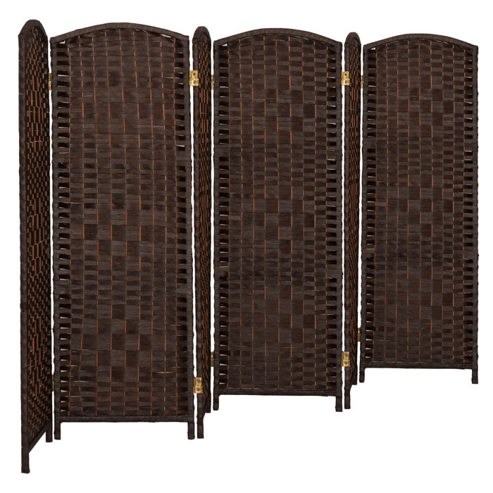 Red Barrel Studio® Short Diamond Weave Folding Screen | Wayfair