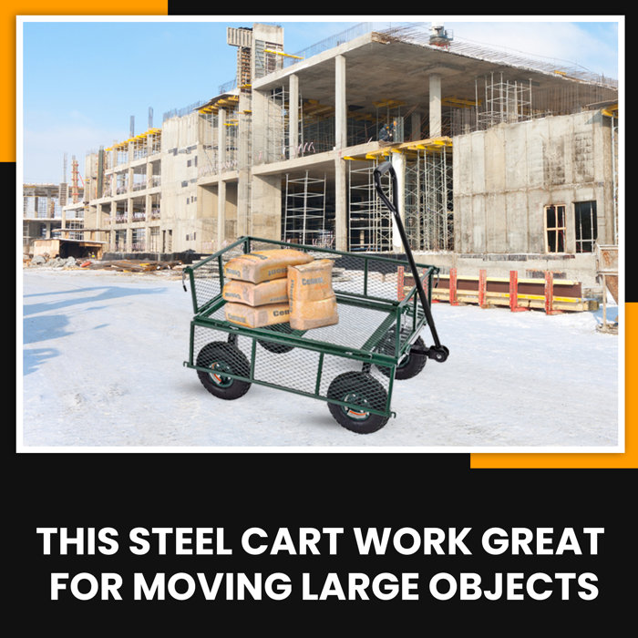 Juggernaut StorageJuggernaut Carts - Gw3418-gr Steel Utility Garden ...