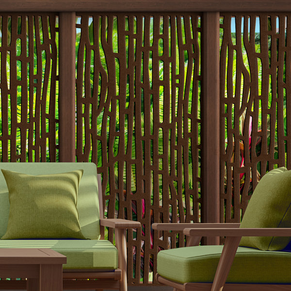 DESIGN-VU Bali Decorative Privacy Panel | Wayfair