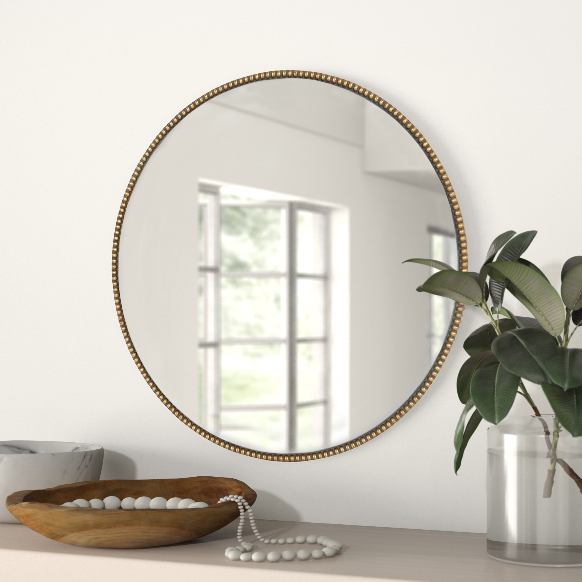 Mistana™ Diesel Round Wall Mirror & Reviews | Wayfair