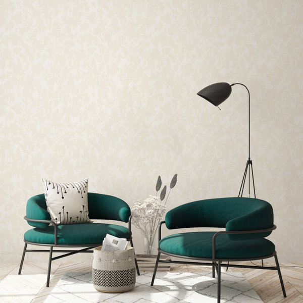 Ivy Bronx Hinson 10m x 1.06m Textured Matte Wallpaper Roll | Wayfair.co.uk