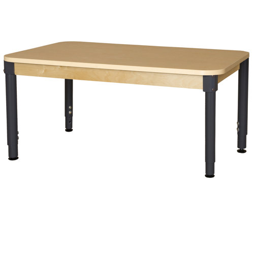 Wood Designs Adjustable Height Rectangular Activity Table & Reviews ...