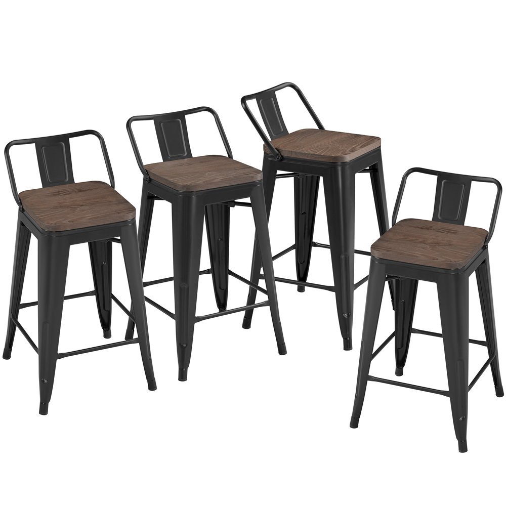 Williston Forge Armagh Solid Wood Stool | Wayfair