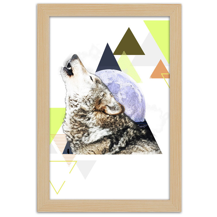 Alpen Home Howling Wolf - Picture Frame on | Wayfair.co.uk