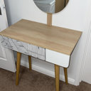 Isabelline Amher Dressing Table with Mirror & Reviews | Wayfair.co.uk