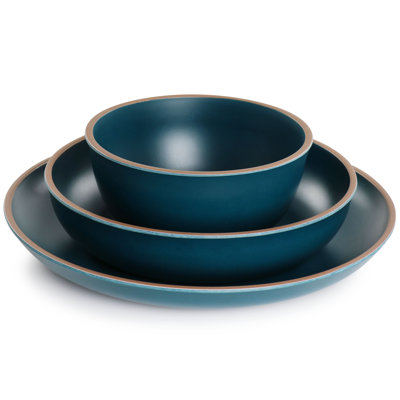 Gibson Home Melamine Dinnerware Set - Service for 4 | Wayfair