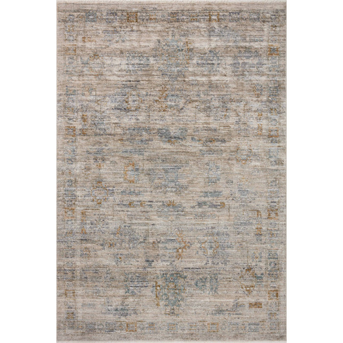 Jean Stoffer x Loloi Katherine Pebble / Ocean Area Rug & Reviews | Wayfair
