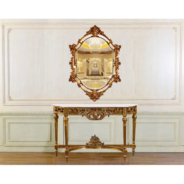 InfinityFurnitureImport 54'' Genuine Marble Console Table | Wayfair