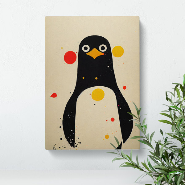 17 Stories Spotted Penguin - Wrapped Canvas Graphic Art | Wayfair.co.uk