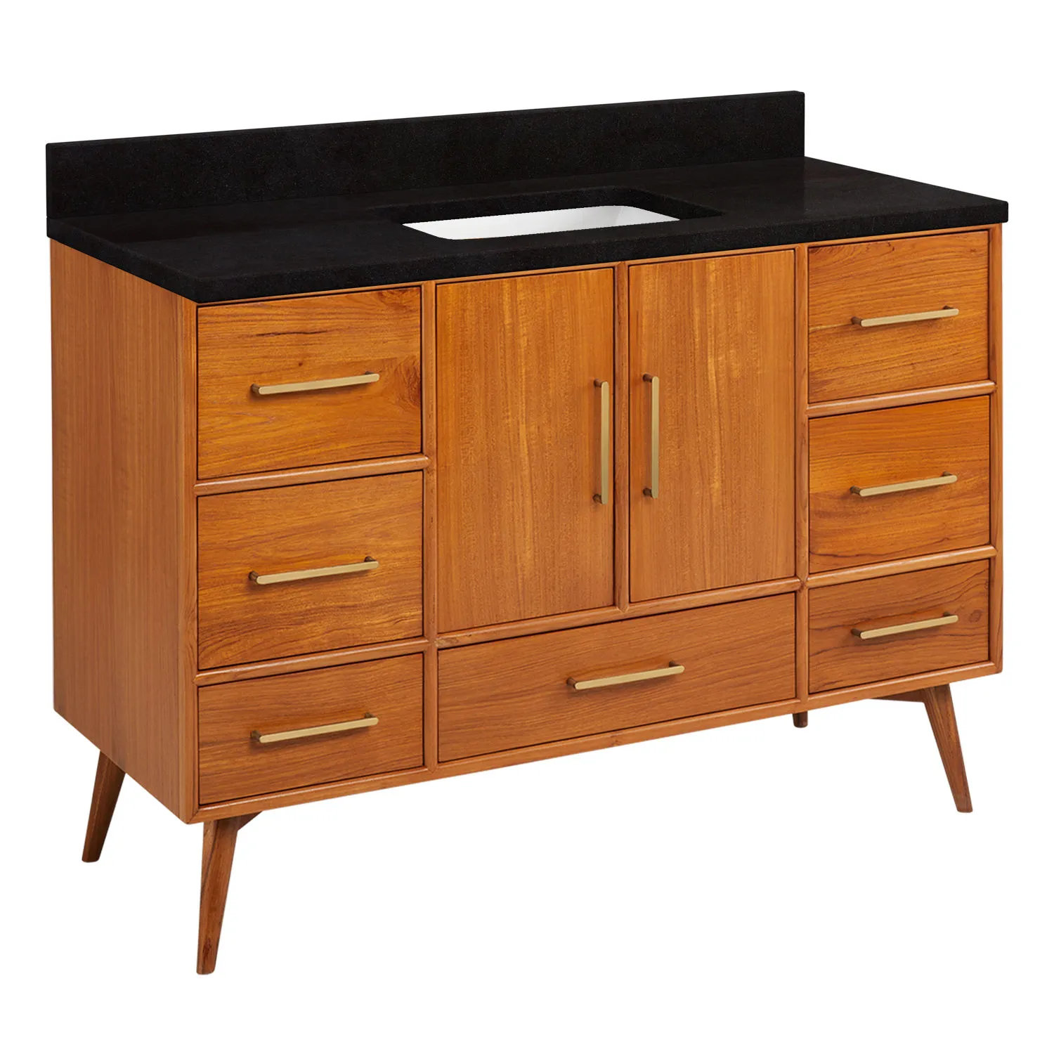 Signature Hardware 48" Novak Single Bathroom Vanity Set with ...