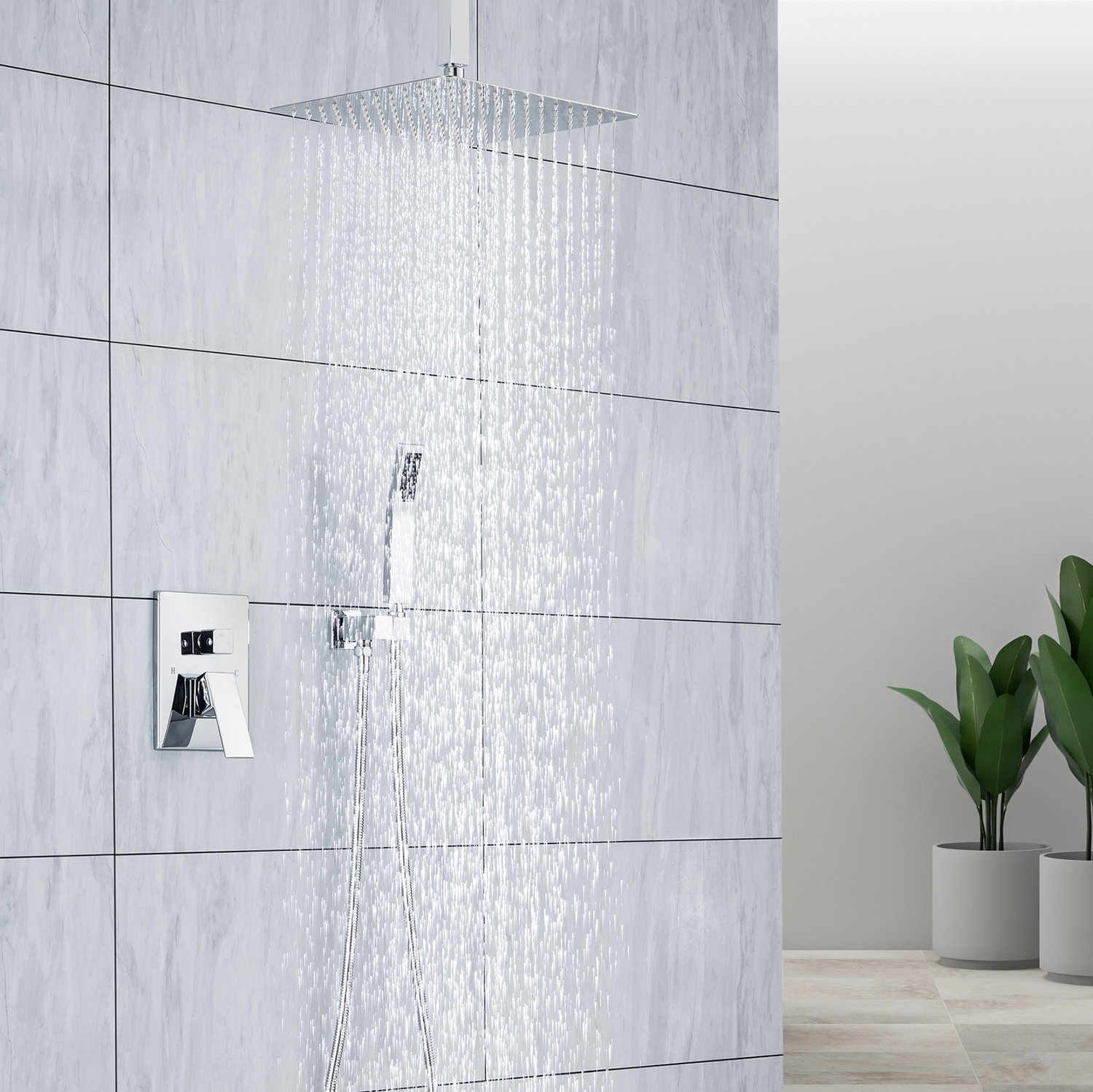 Rainlex Complete Shower System with Rough-in Valve | Wayfair