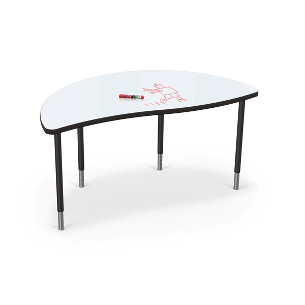 MooreCo Hierarchy Creator HPL Whiteboard Half Circle Activity Table ...