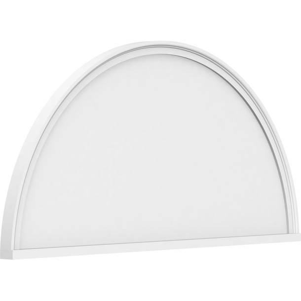 PCI Enterprises Half Round Sunburst Architectural Grade PVC Pediment ...