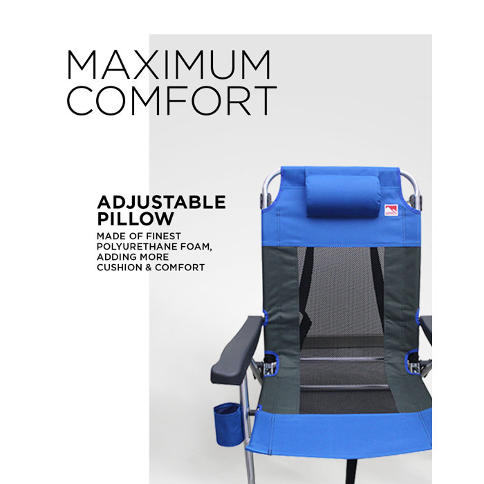 Outdoor Spectator Reclining Beach Chair & Reviews | Wayfair