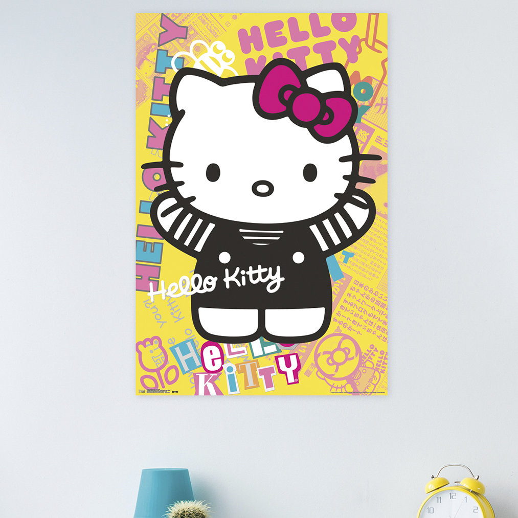 Trends International Hello Kitty - Colorful Paper Print | Wayfair