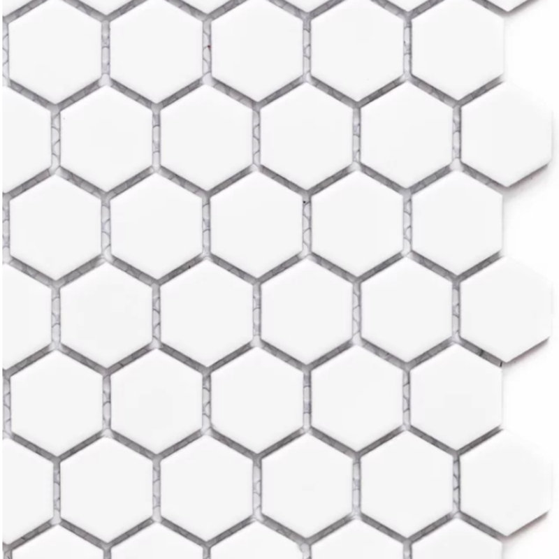 Long Island Mosaics & Tile HoneyComb Remi 1" x 1" Porcelain HoneyComb ...