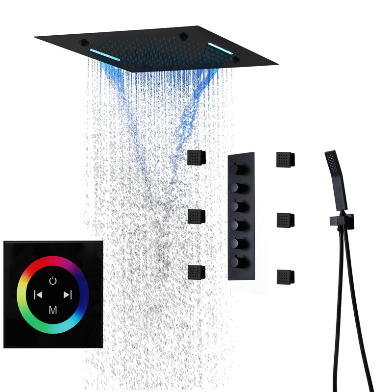 Wonderland America Complete Shower System with Rough-In Valve | Wayfair