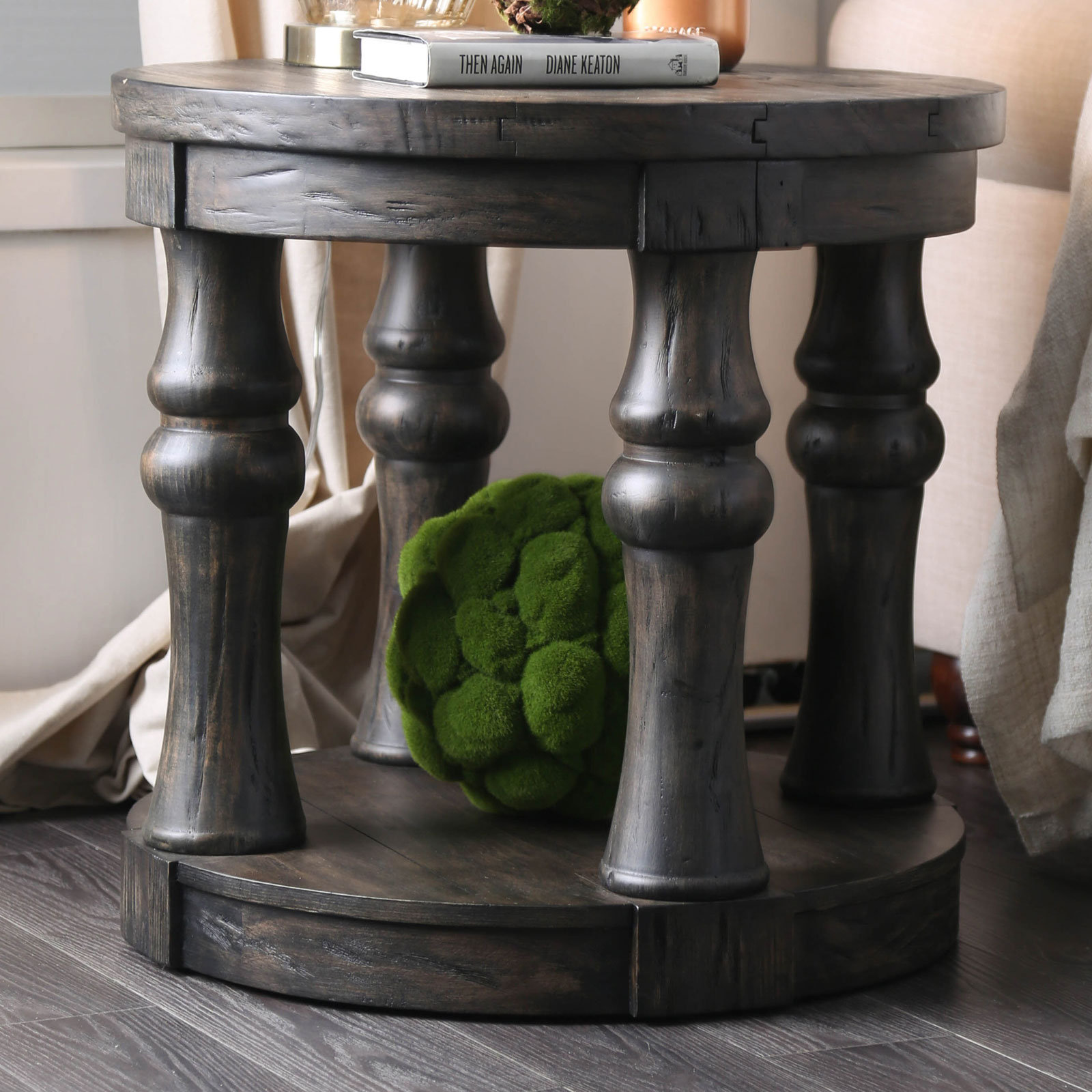 Charlton Home® Allanah 24'' Tall Floor Shelf End Table | Wayfair