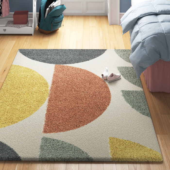 Wade Logan® Heina Modern Geo Shag Area Rug & Reviews | Wayfair