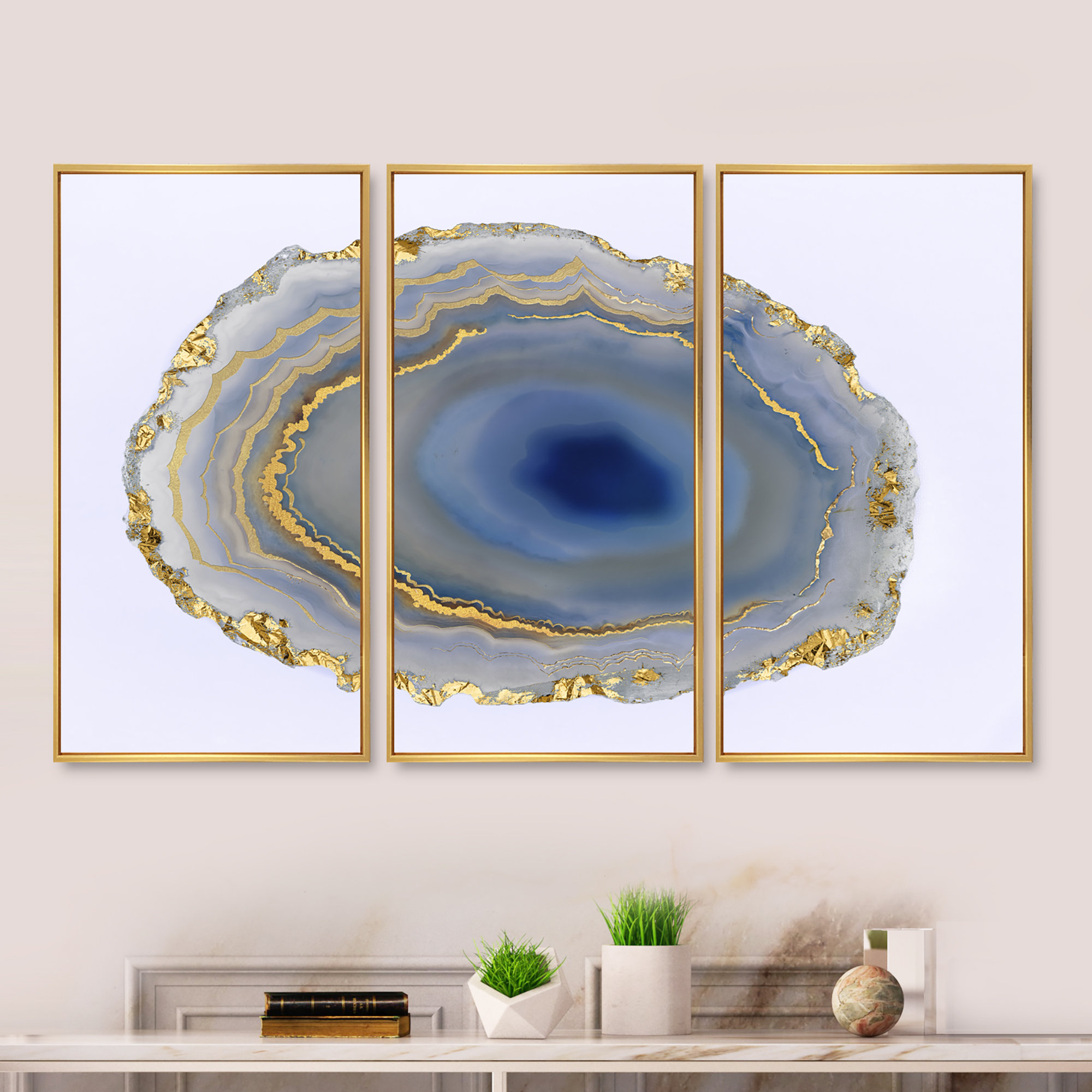 Mercer41 3 Piece Floater Frame Print on Canvas | Wayfair