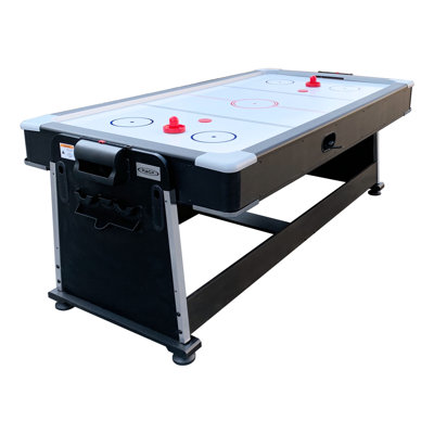 RACK Pool Tables RACK Triad 7-Foot 3-in-1 Multi Game Swivel Billiard ...
