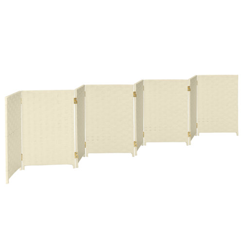 Lark Manor Akrivi 2 Ft. Short Woven Fiber Folding Screen | Wayfair