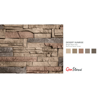 GenStone 11.25" x 41.25" Stone Wall Paneling & Reviews | Wayfair