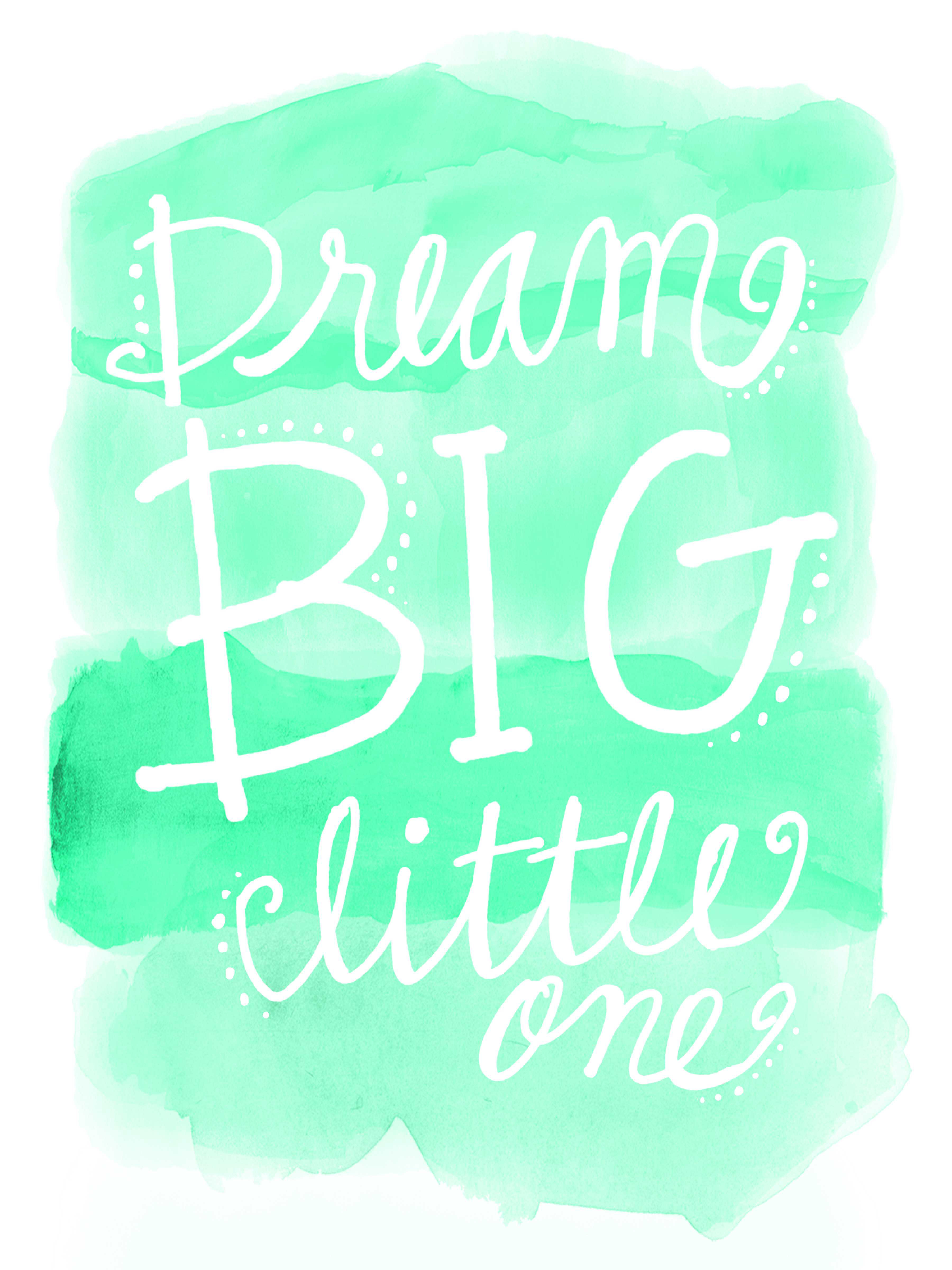 Trinx Dream Big Watercolor Print Wayfair trinx-dream-big-watercolor-print-wayfair