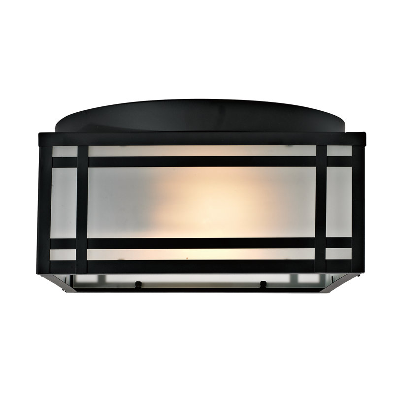 Addington Park Yorkshire 2-Light Outdoor Flush Mount & Reviews | Wayfair