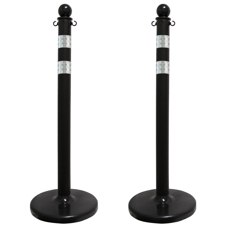 Mr. Chain Reflective Stanchion Poles | Wayfair