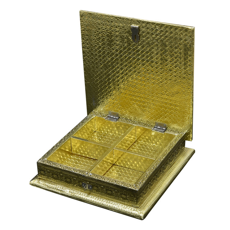 Lavish Touch Zimi Handmade Metal Decorative Box | Wayfair