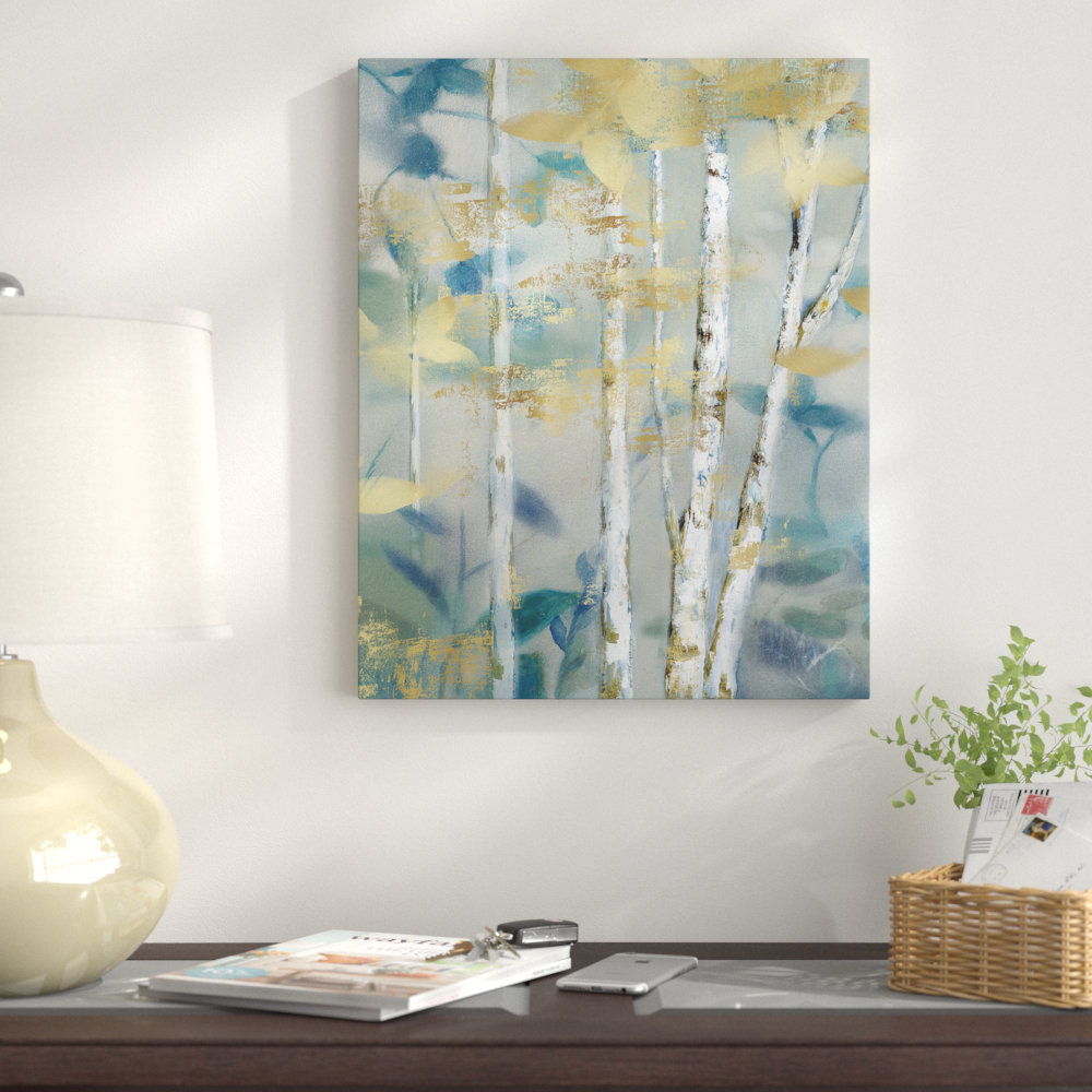 Winston Porter Gilded Forest Detail II - Print on Canvas & Reviews ...