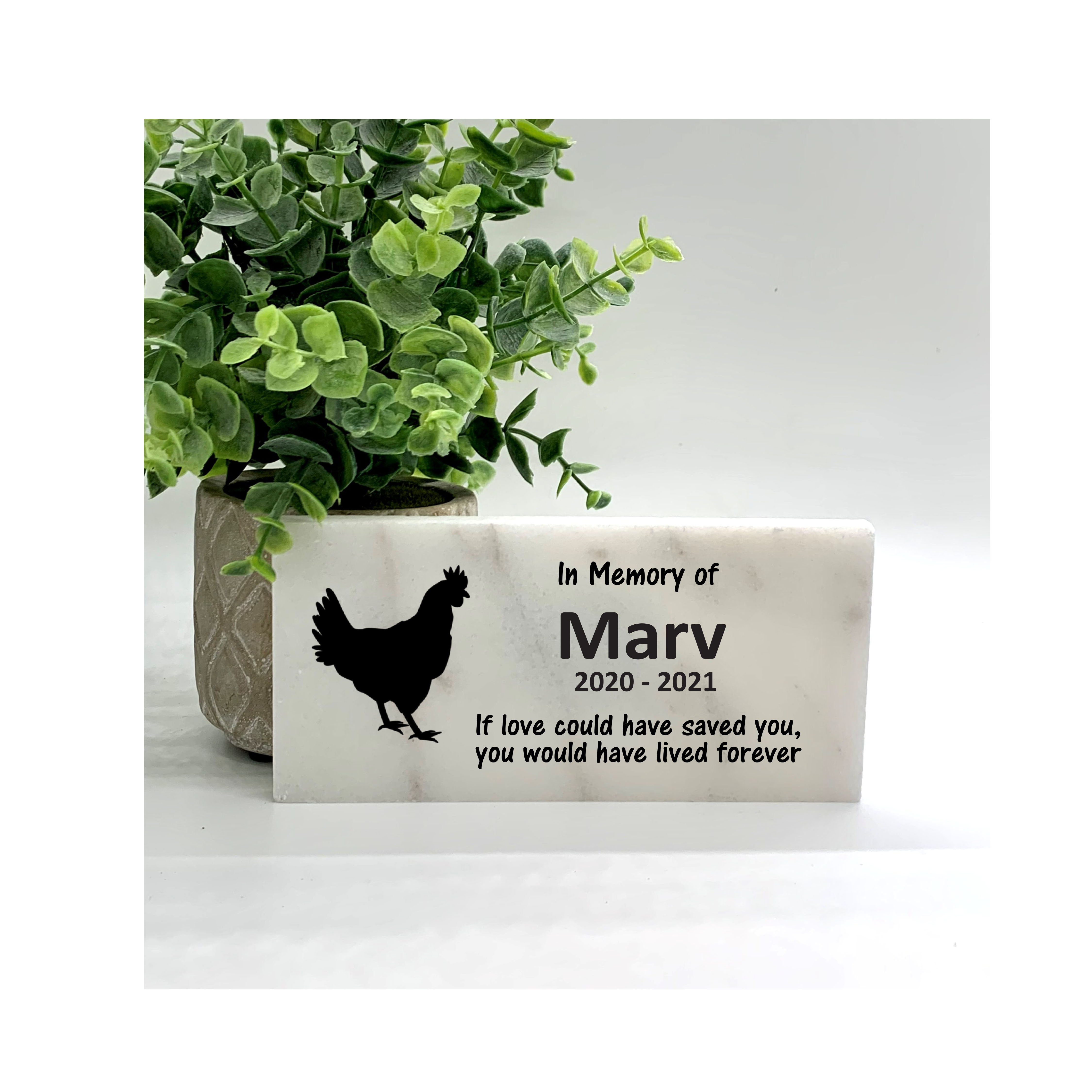 Trinx Chicken Memorial Stone | Wayfair