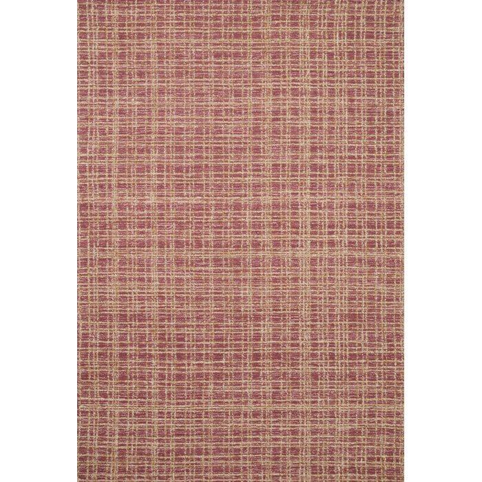 Chris Loves Julia x Loloi Polly Checkered Berry/Natural Area Rug ...
