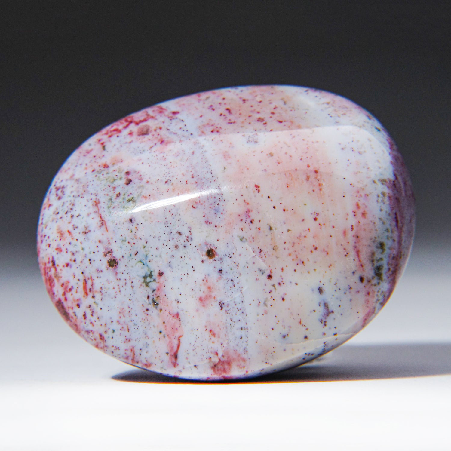 Astro Gallery of Gems Genuine Polished Ocean Jasper Palm Stone | Wayfair