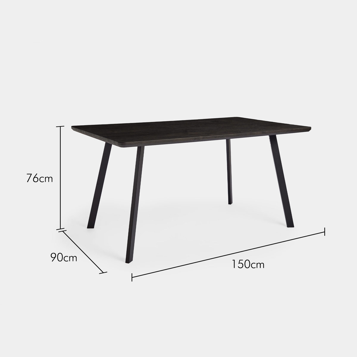 VonHaus 150Cm Dining Table | Wayfair.co.uk