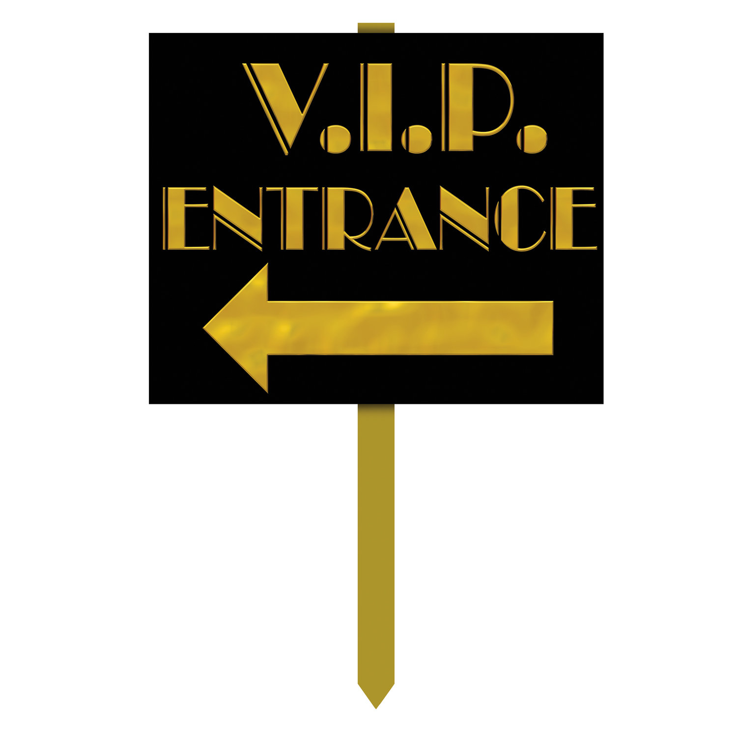 The Beistle Company V.I.P. Entrance Yard Garden Sign | Wayfair