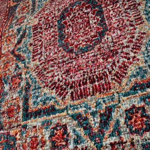 World Menagerie Torrens Performance Red/Cream Rug | Wayfair