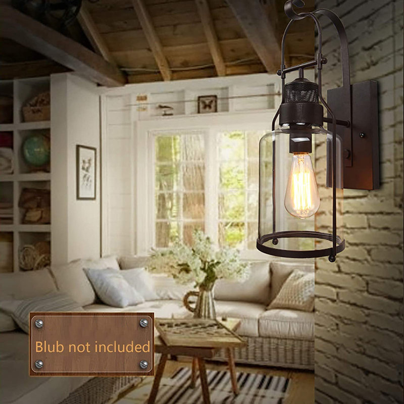 Longshore Tides Edgeley Iron Barn Light & Reviews | Wayfair