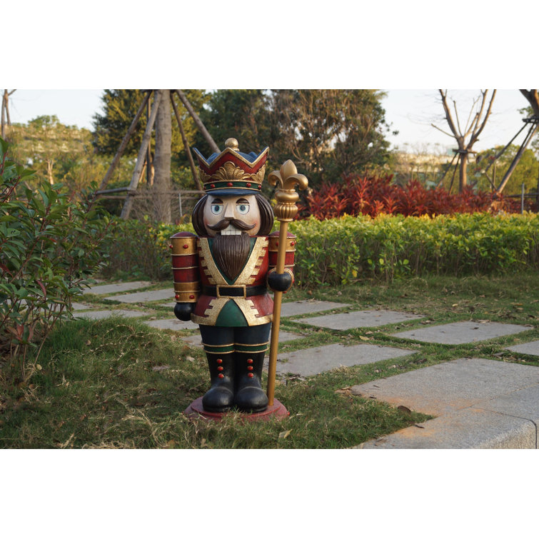 Hi-Line Gift Ltd. WOODEN FINISH SMALL NUTCRACKER & Reviews | Wayfair