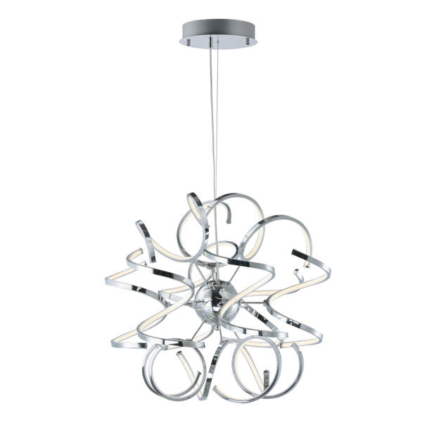 Orren Ellis Eckhoff 42 - Light Dimmable LED Globe Chandelier | Wayfair