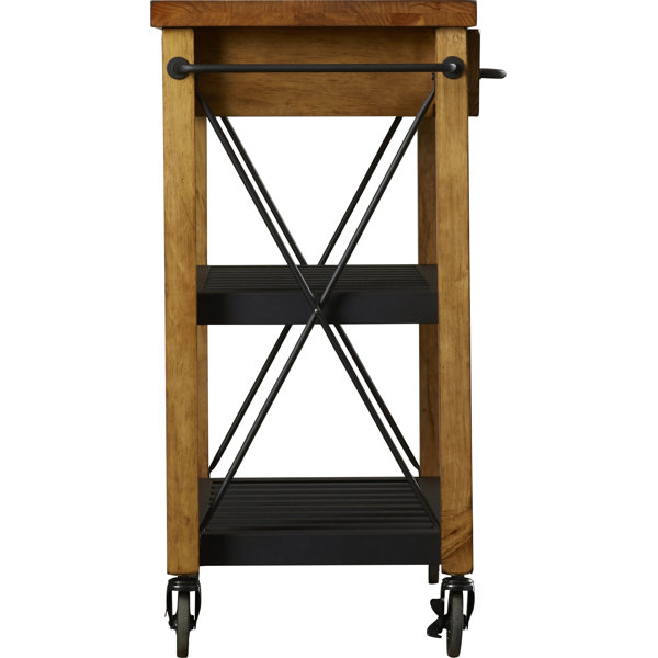 Williston Forge Ashwaubenon Wood Kitchen Cart & Reviews | Wayfair