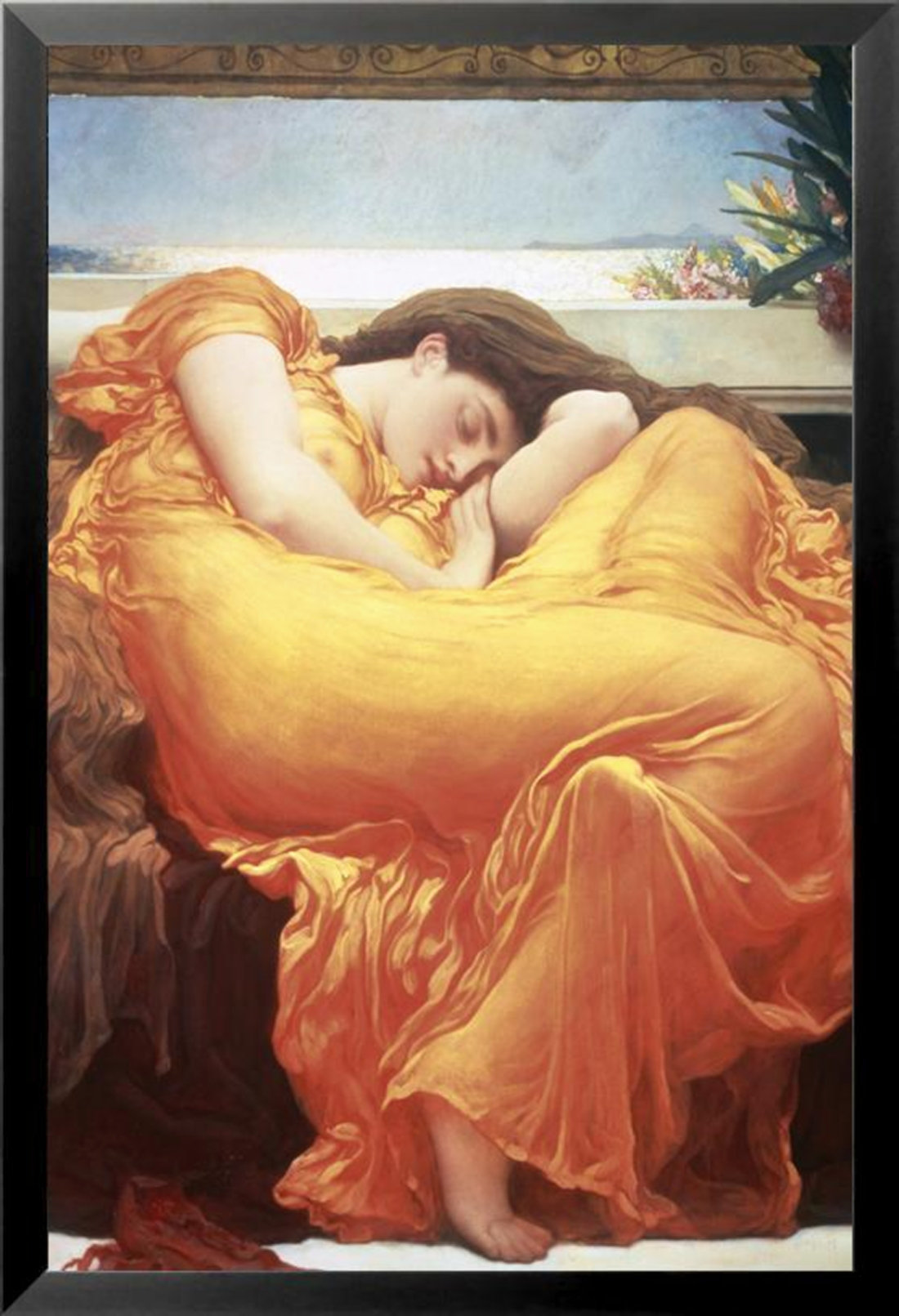 Astoria Grand Flaming June By Lord by Lord Frederic Leighton - Picture ...
