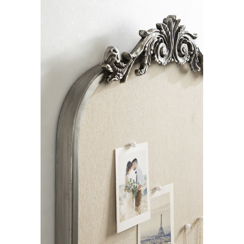 House of Hampton® Arendahl Arch Framed Pinboard 19x31 & Reviews | Wayfair