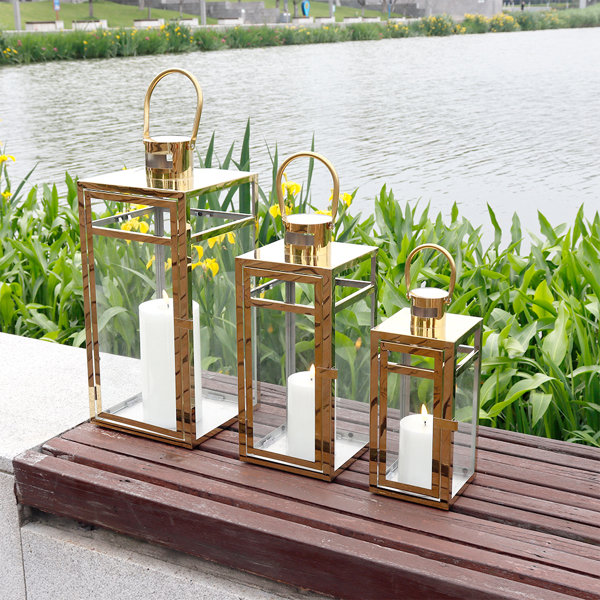 Tall-silver-lantern | Wayfair